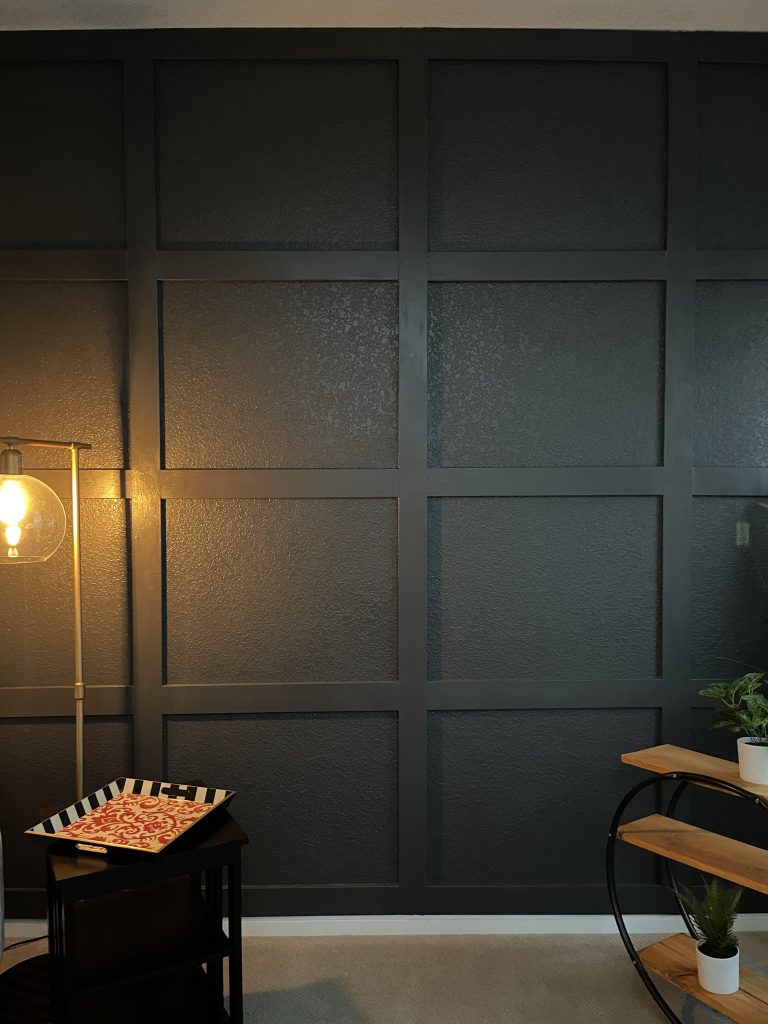 How To Make an MDF/Grid Wall – Amanda's Cozy Casa