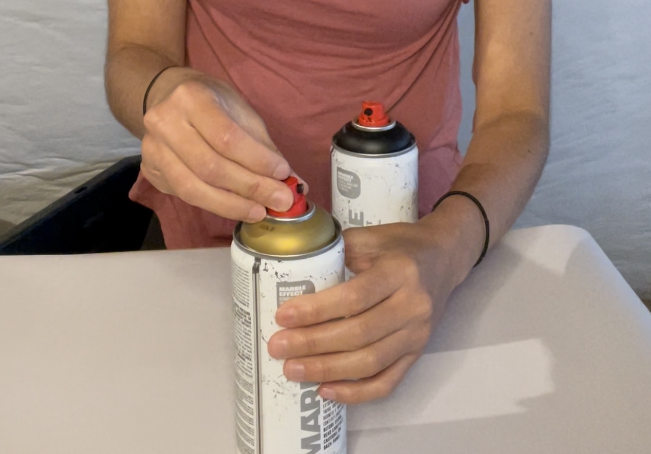 How to Use Marble Effect Spray Paint – Amanda's Cozy Casa