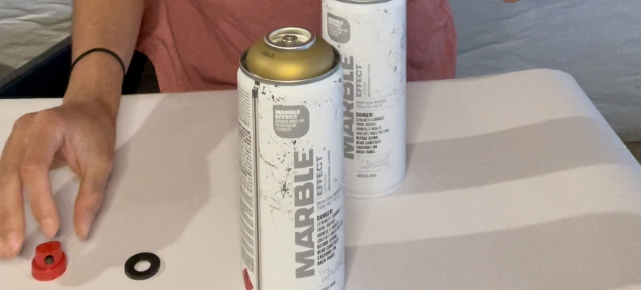 How to Use Marble Effect Spray Paint – Amanda's Cozy Casa