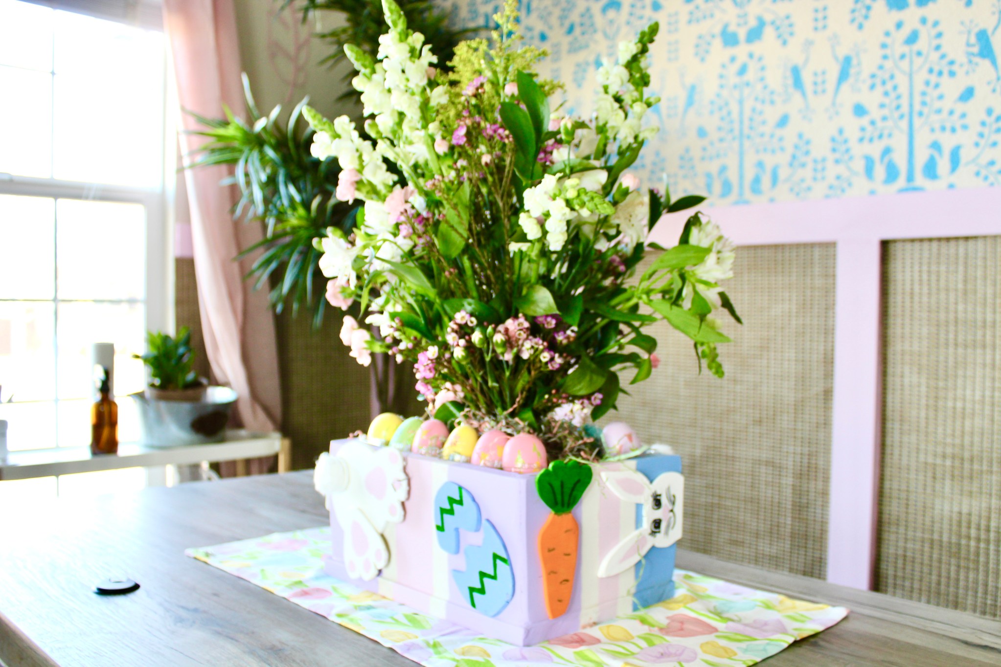 How To Make An Easter Egg Display Centerpiece – Amanda's Cozy Casa